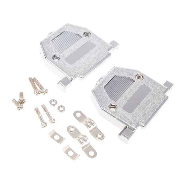 2 Part Metalized Plastic DB25 Head Shell