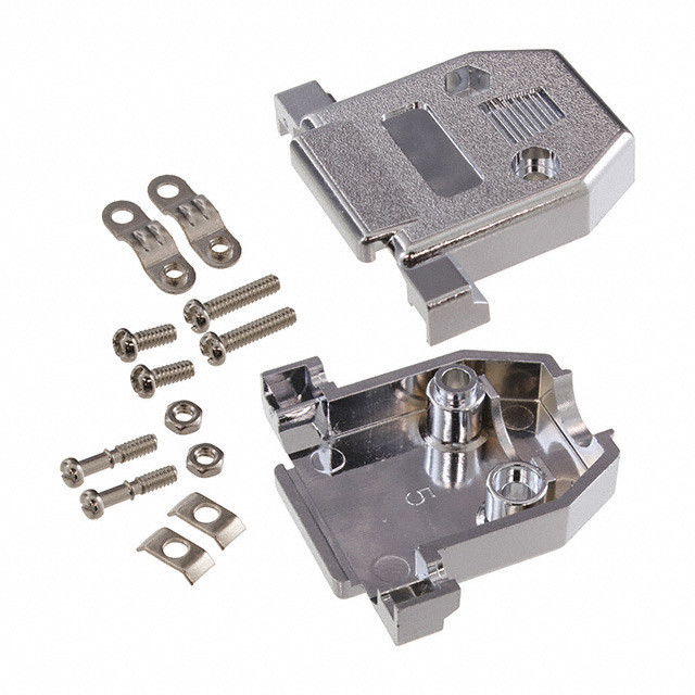 2 Part Metalized Plastic DB15 Head Shell