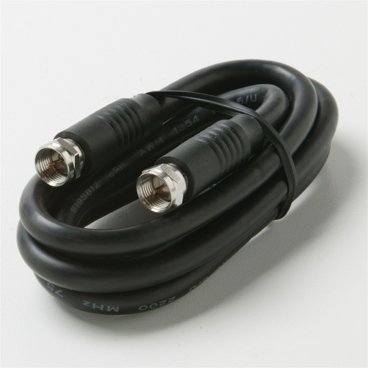3' Cable, Satellite, F-Type Male To Male RG6 Coaxial Cable