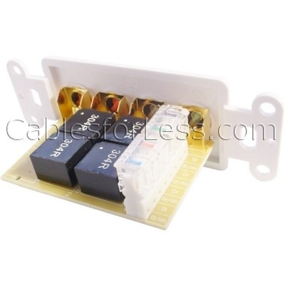 Digital Audio with Passive Component Video Balun (Pair)