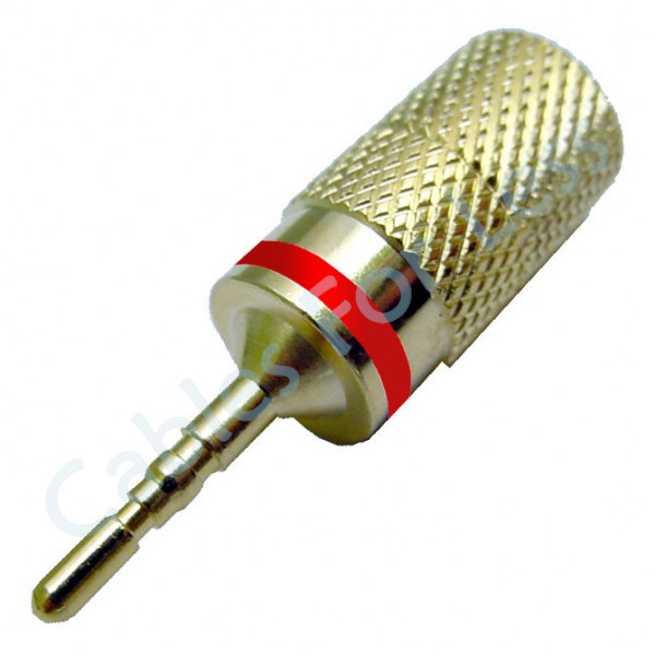 Pin Style Screw-On, High Conductivity Speaker Wire Terminal