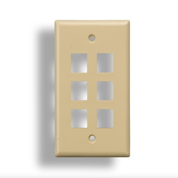 Buy Keystone Face Plate | In-Wall Wiring | DIY Wall Plates