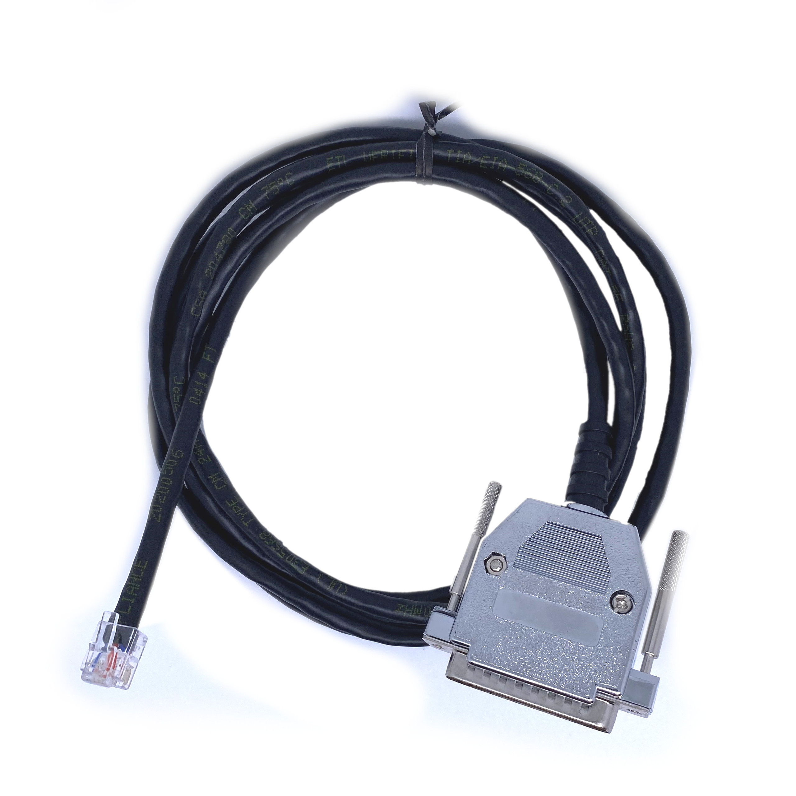 Cables For Less custom built DB25 to RJ11 cables.