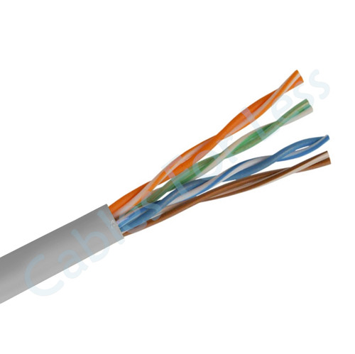 Cat5E - 7 Foot Gray CAT5 Cables, Crimped Patch Cables