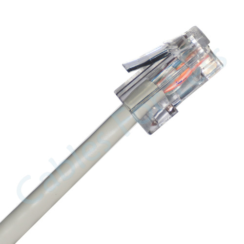 Cat5E - 7 Foot Gray CAT5 Cables, Crimped Patch Cables