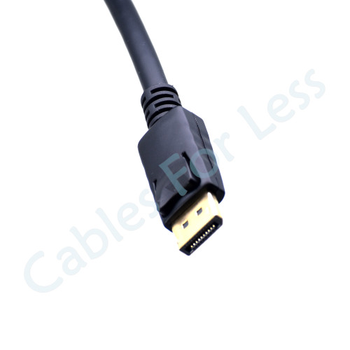 15 Foot DisplayPort Cable With Latches | 1080p Resolution