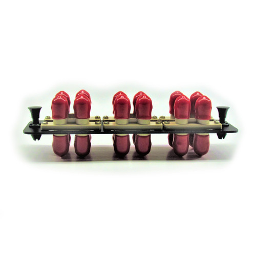 6 Port ST Adapter for Modular Fiber Panels - Cables For Less