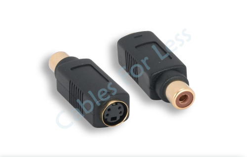 Buy S-Video to RCA Adapter | Gold Plated Connectors