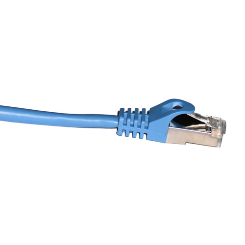 Shielded CAT5e Cable - 1 Foot Blue STP Ethernet Cables