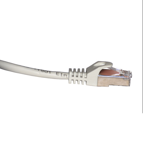 Shielded CAT5 Cable - 1 Foot Gray Cat5 STP Ethernet Cables