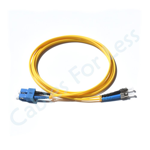 ST to SC Single Mode Fiber Patch Cable - OS2 1 M