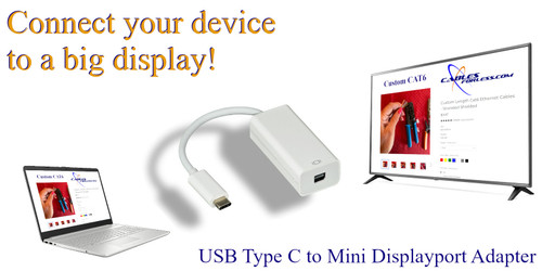 USB Type C To Mini Displayport Adapter