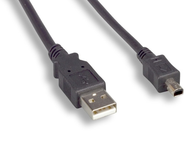 Mini USB 2.0 Cable in both 5 and 4 pin types