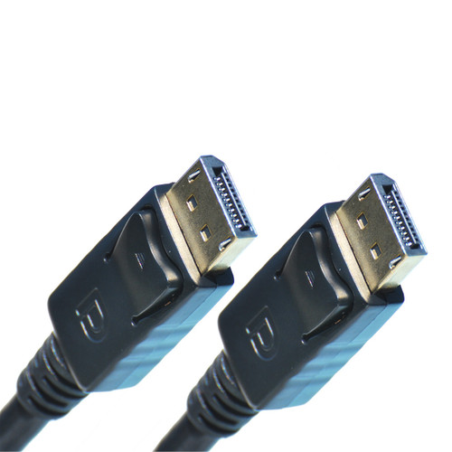 15 Foot DisplayPort Cable With Latches | 1080p Resolution