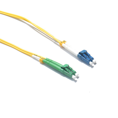 5 Meter Fiber, Singlemode Duplex, LC APC vs LC UPC Cable