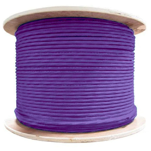 Cat6 Shielded Cable 1000 ft - Purple Stranded 1000 Foot