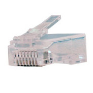 CAT6 RJ45 Modular Plug Unshielded Feed Through Style - 100
