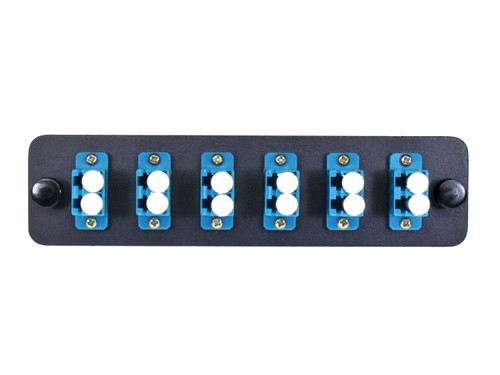 6 Port LC Adapter for Modular Fiber Panels - Singlemode - Cables For Less