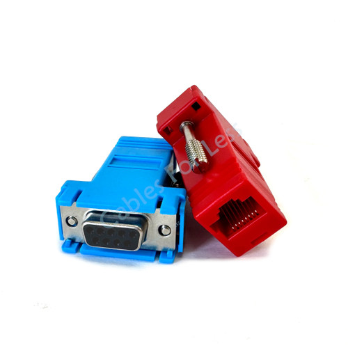 Custom Colors - RJ45 (8P8C) To DB9 Female Adapter