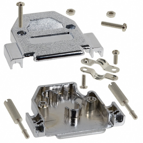 Metal DB25 45 degree Head Shell