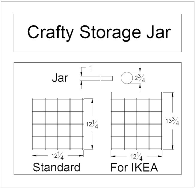 Crafty Storage Jars for Embellishment Storage