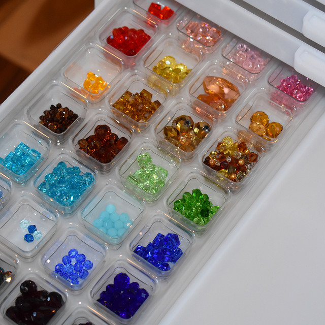 Half Trays for Craft Drawer Organization