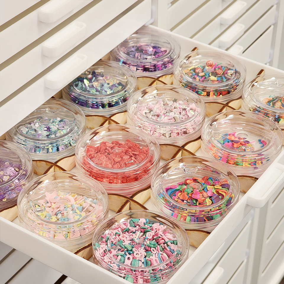 Crafty Storage Jars for Embellishment Storage