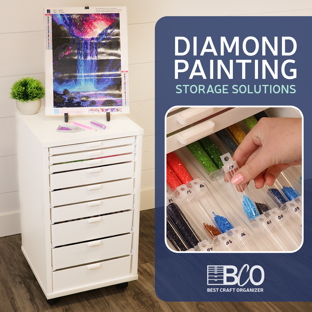 3 Diamond Painting Storage Solutions - Best Craft Organizer