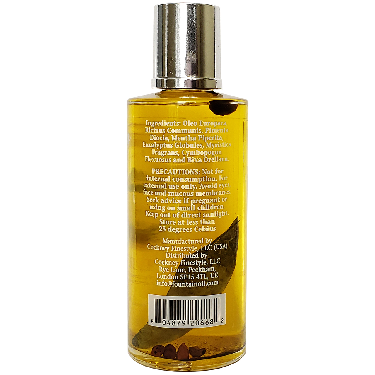 Fountain Pimento Oil - Herbal Pain Relief - Warming Massage Pain ...