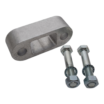 Tow Ball Spacer Block Kit 1.5" for Increased Clearance and Caravan ...