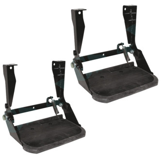 Pair of Folding Side Step Kits for Defender 1986-2016 | STC7631 | JGS4x4