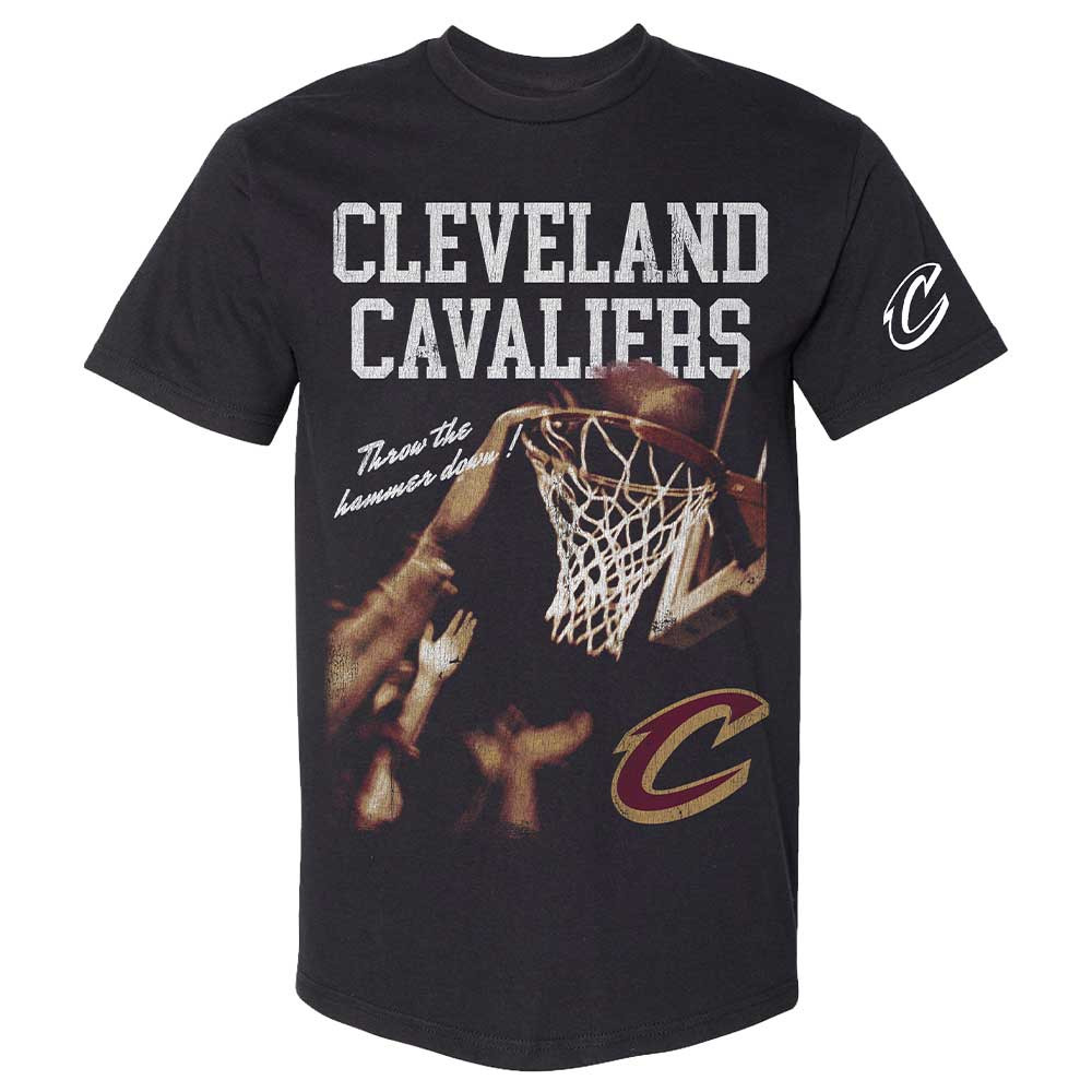 Black Script C Dunk Tee | Center Court, the official Cavs Team Shop