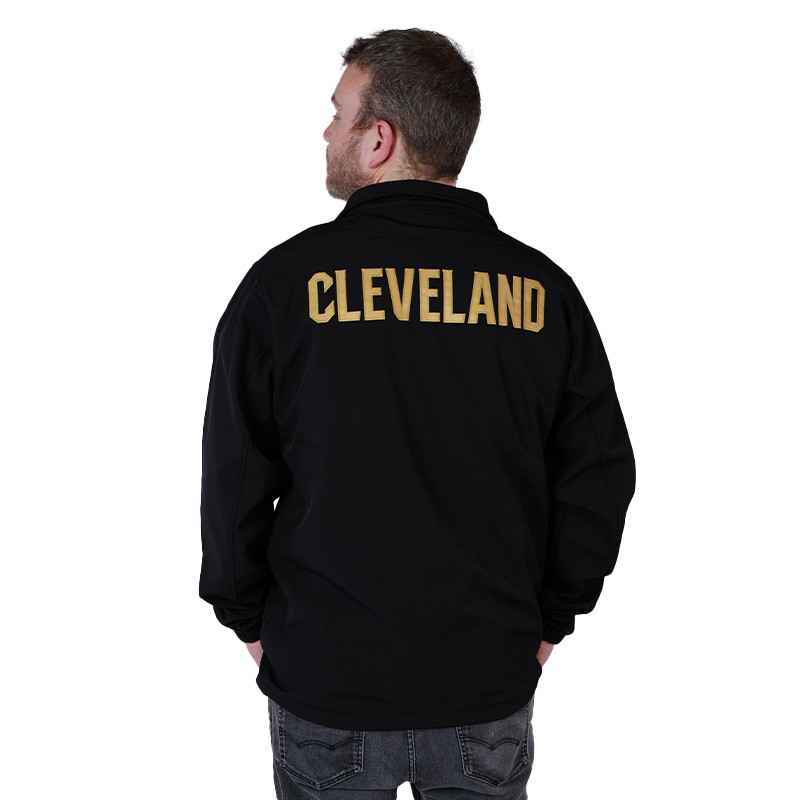 Big and Tall Black and Gold Fleece Jacket | Center Court, the official ...