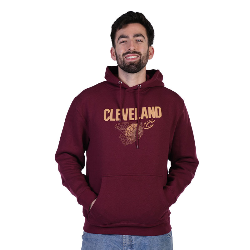 Wine and Gold Hoop Hoodie | Center Court, the official Cavs Team Shop