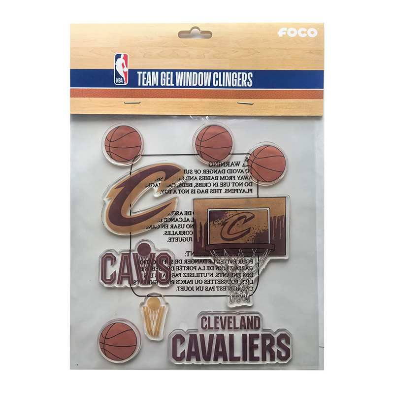 Logo Gel Window Sticker Pack | Center Court, the official Cavs Team Shop