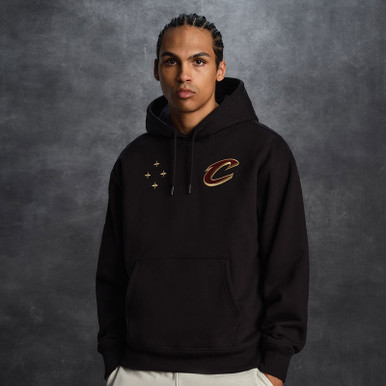Cavs x OVO Black Fleece Hoodie | Center Court, the official Cavs Team Shop