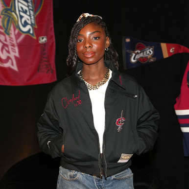 Women's 03 Cropped Mechanic Jacket | Center Court, the official Cavs ...