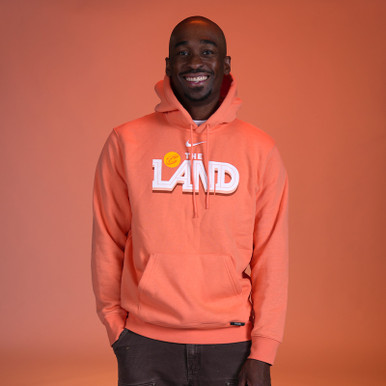 Nike Orange The Land Hoodie | Center Court, the official Cavs Team Shop