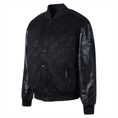 Black Script C Embossed Jacket | Center Court, the official Cavs Team Shop