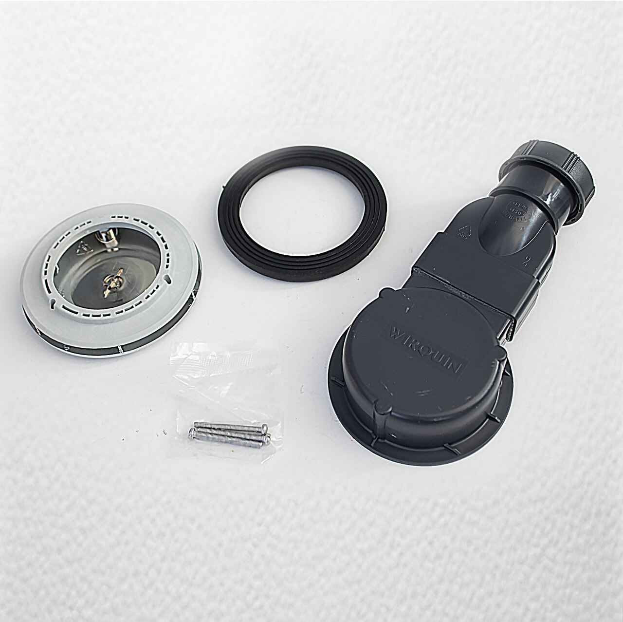 Wirquin Pro Shallow Shower Trap Extra Flat Low Profile Shower Waste ...