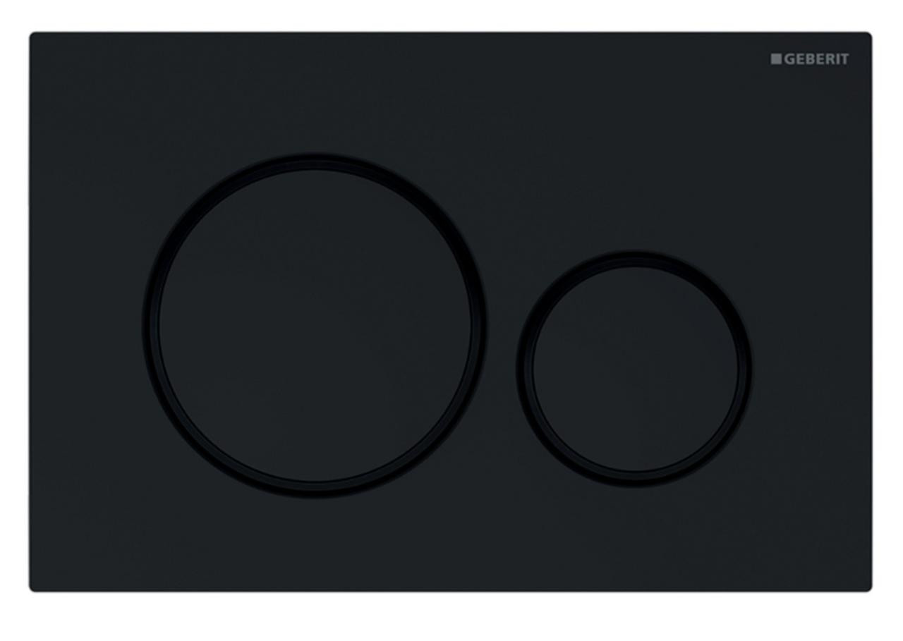 Geberit Sigma20 Dual Flush Plate – Black (115.882.DW.1) - FixTheBog