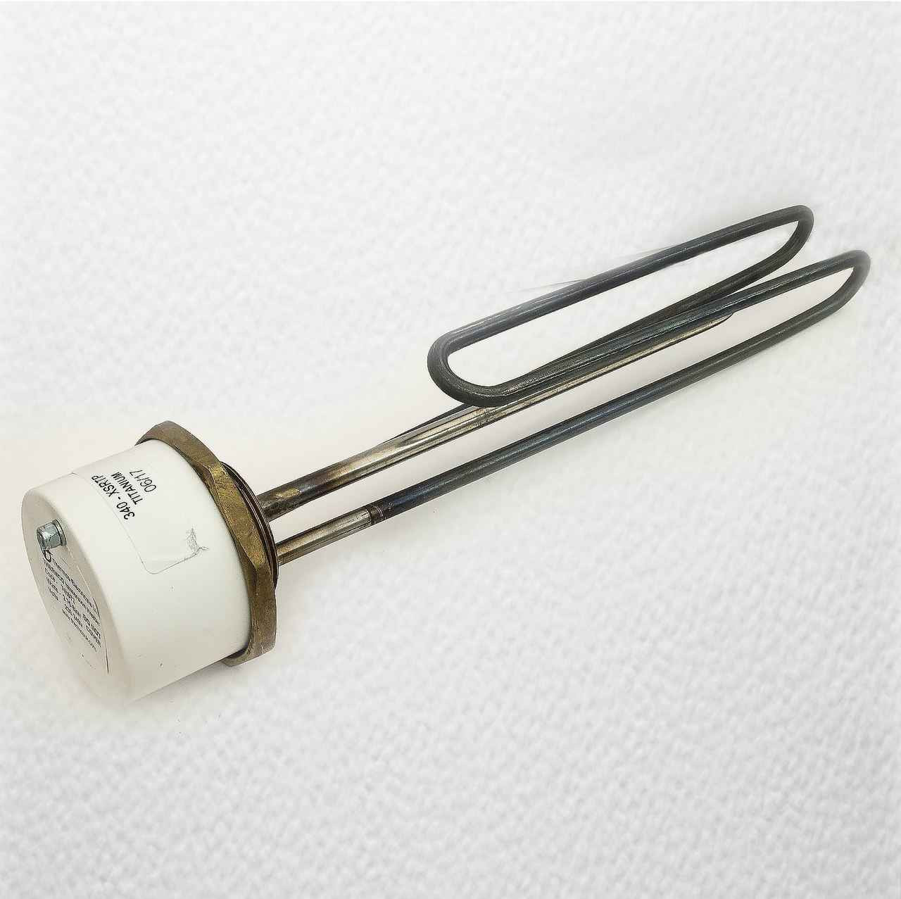 Tesla Titanium Immersion Heater 14 inch 2 1/4 Boss Severe Hard Water Areas