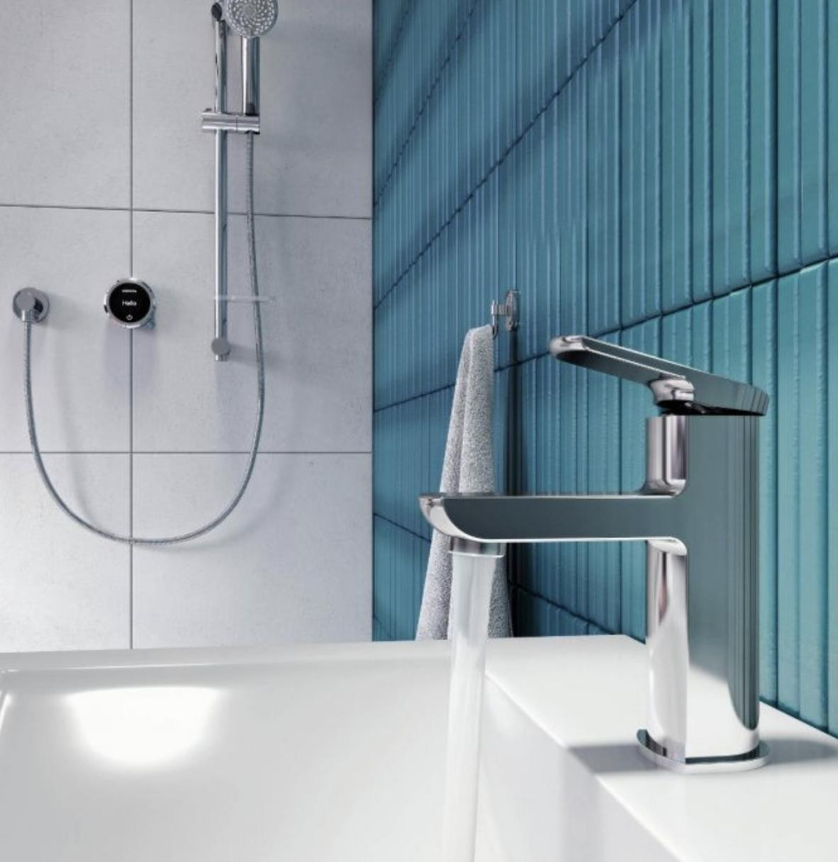 Aqualisa DT.LPT.CH Downtown Basin Mixer Tap Large Includes Click Clack ...
