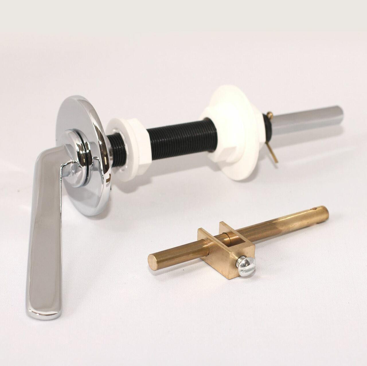 FixTheBog Concealed Cistern Lever 160mm (6") Spindle, 3/8" Bush