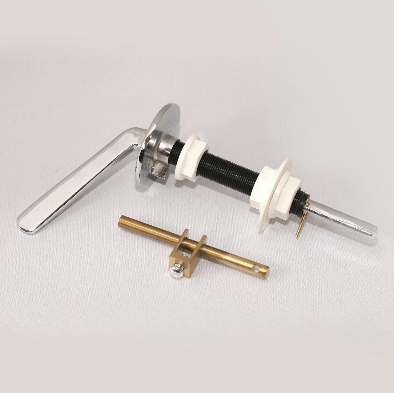 FixTheBog Concealed Cistern Lever 160mm (6") Spindle, 3/8" Bush