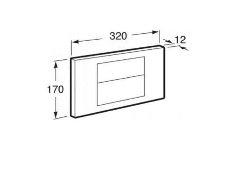 Roca Duplo Flush Plate Button A890045001