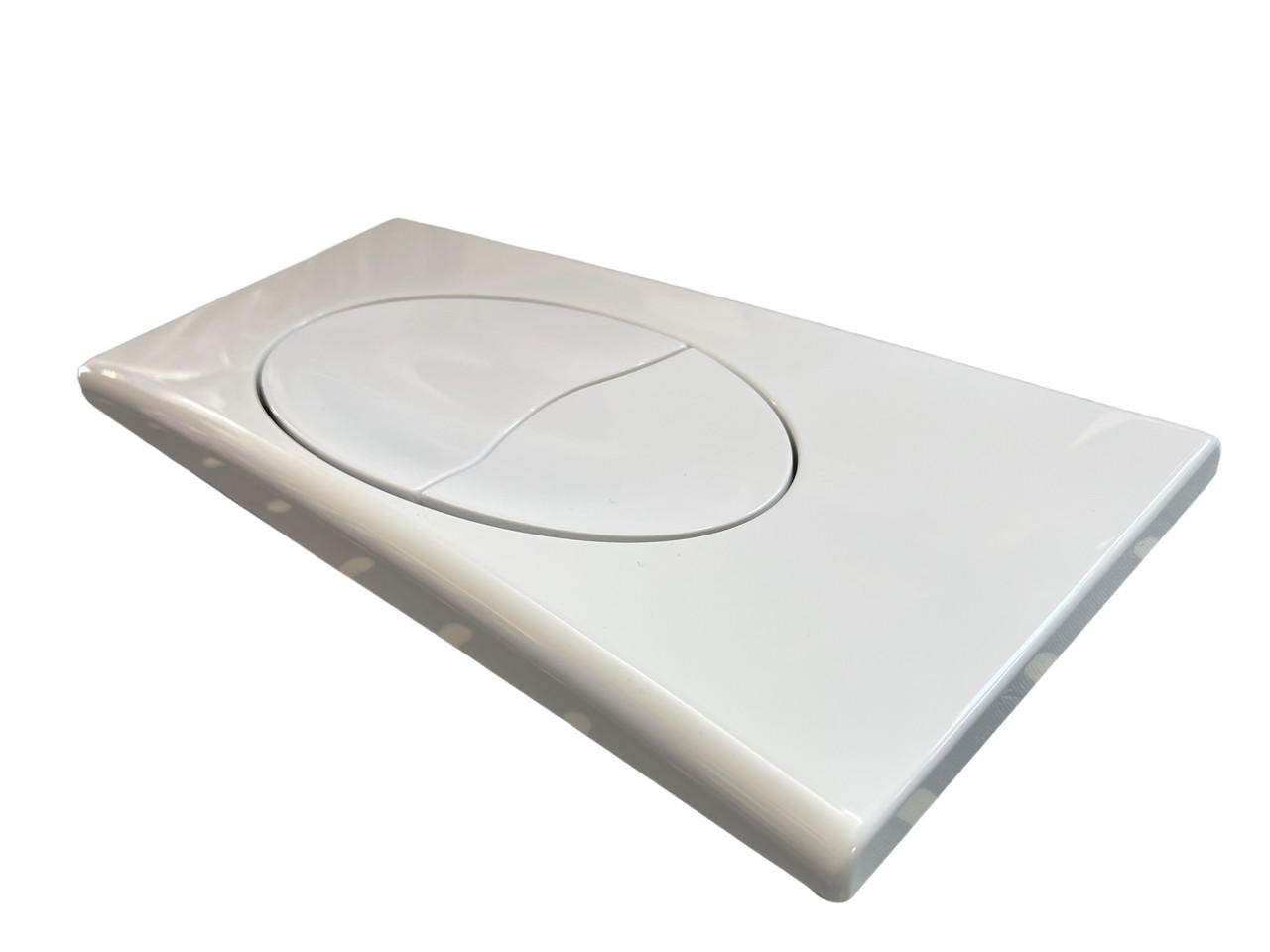 Oli Happy Flush Plate White FixTheBog