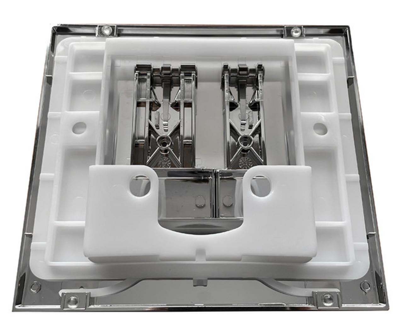 Siamp Flush Plate Smarty Flush Plate Matt Chrome 31191110 - FixTheBog