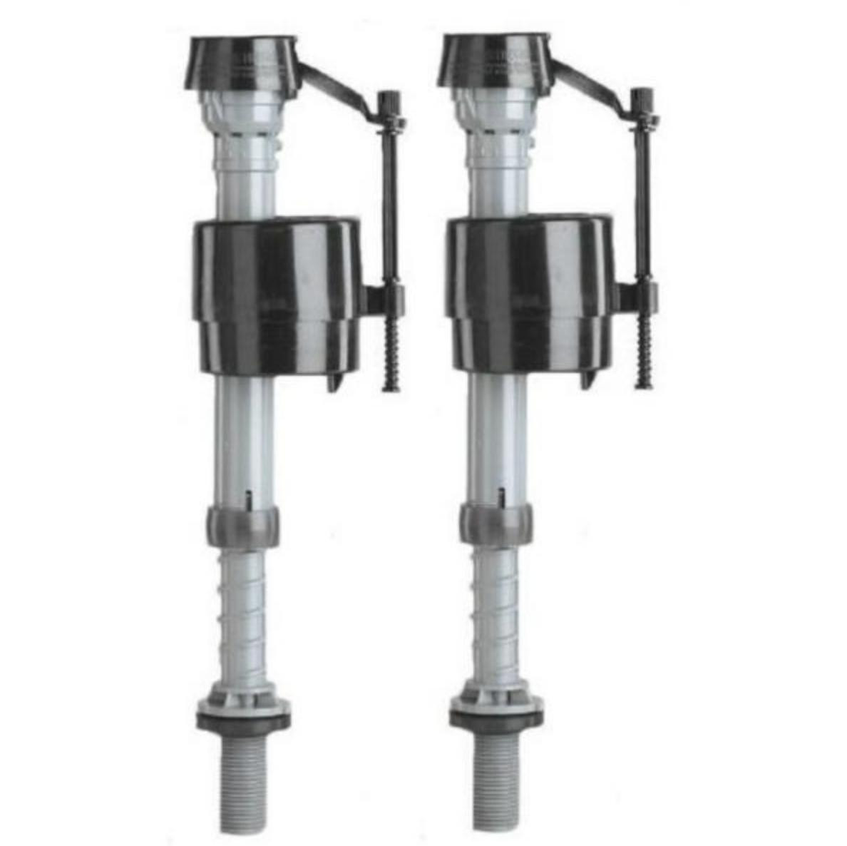 Fluidmaster 400UKTWIN073 1/2 Inch Toilet Fill Valve Bottom Entry Twin Pack