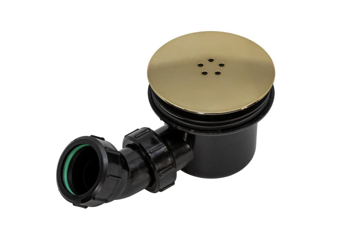 SWT004 Brass Dome 90mm Hi-Flow Shower Trap